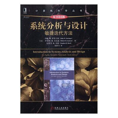 正版包邮 系统分析与设计：敏捷迭代方法 约翰萨茨辛格 书店 工学书籍