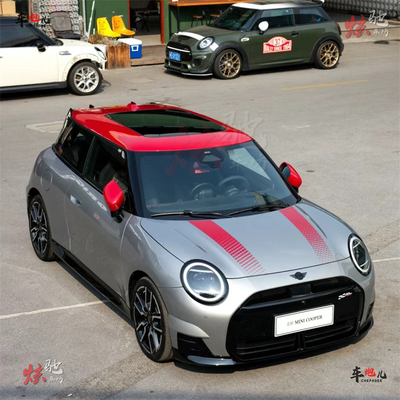 MINI电动 CooperF56车贴拉花 R56 R60 F54 F55改装机盖贴纸装饰