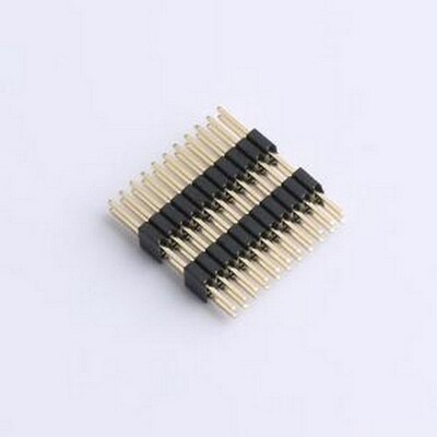X1322WV-2x11H-C40D30-E80 排针 2x11P 间距:1.27mm 方针 插件,P=