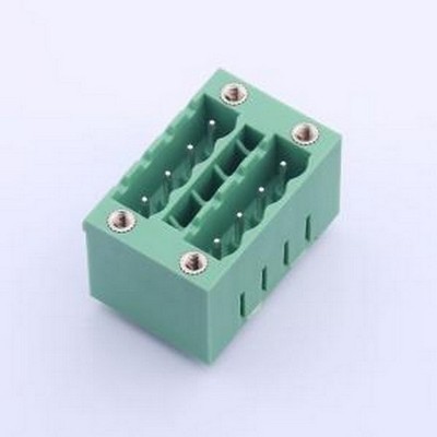 KF2EDGKVHM-5.0-2*4P 插拔式接线端子 螺丝固定 5mm 插件,P=5mm