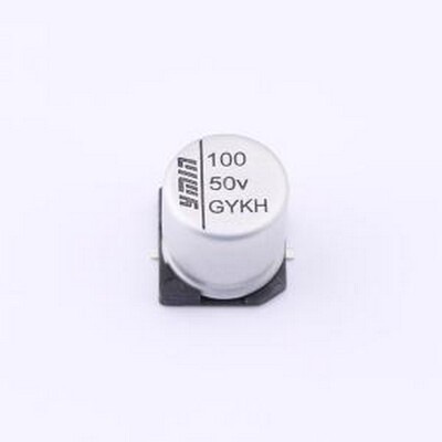 VGYE1051H101MVCG 固液混合铝电解电容器 50V 100uF ±20% SMD,D1
