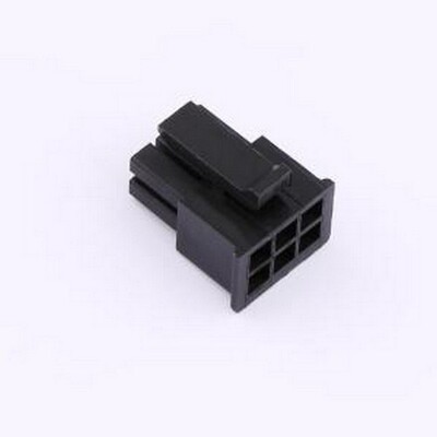 WAFER-MX300JK-23A 胶壳(线对板/线对线) MX 3.0双排直针胶壳2*3P