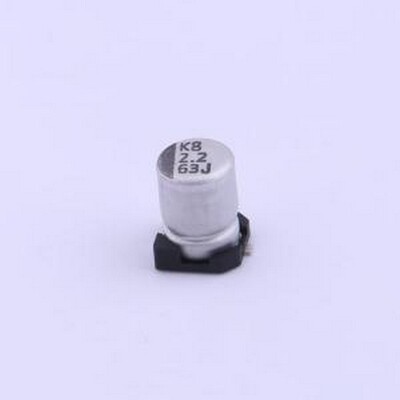 VEJ2R2M1JTR-0406 贴片型铝电解电容 2.2uF ±20% 63V SMD,D4xL5.