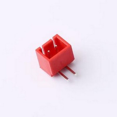 ZX-HA2.54-2PWZ-R 线对板针座 1x2P 间距:2.54mm 弯插 弯插,P=2.5