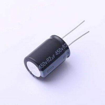 EWH2WM820M25OT 直插铝电解电容 82uF ±20% 450V 插件,D18xL25mm
