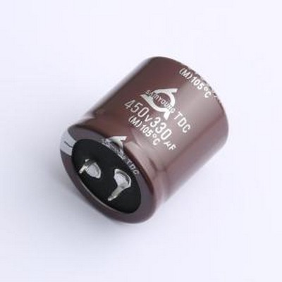 TDC450VS330M30*30 VS 牛角型电解电容 330uF ±20% 450V 插件,D3