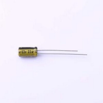 LKMB0901J220MF 直插铝电解电容 22uF ±20% 63V 插件,D5xL9mm