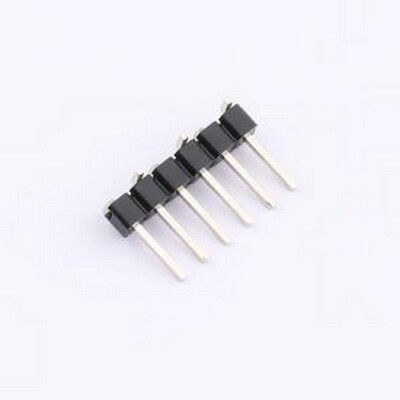 IPCP254M06PB08S 排针 1x6P 间距:2.54mm 方针 立贴 SMD,P=2.54mm