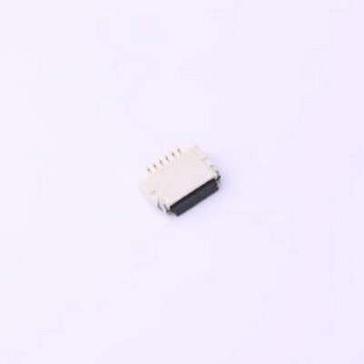 X05A10L06G FFC/FPC连接器 间距:0.5mm P数:6P 翻盖式 下接 SMD,P