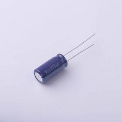 ERR1VM471F16OT 直插铝电解电容 470uF ±20% 35V 插件,D8xL16mm