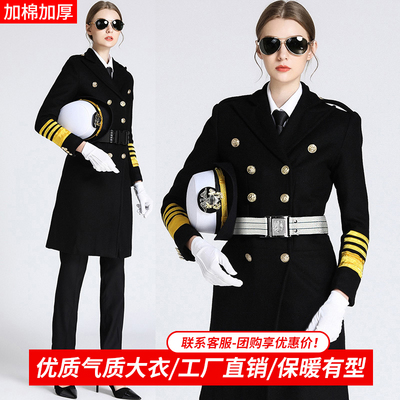 长款英伦羊毛加厚制服呢子大衣