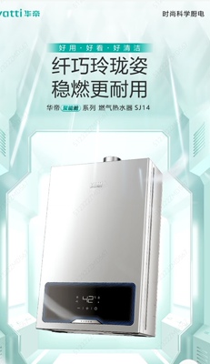 华帝燃气热水器W1208-12  JSQ23-SJ14-12/SS6-16