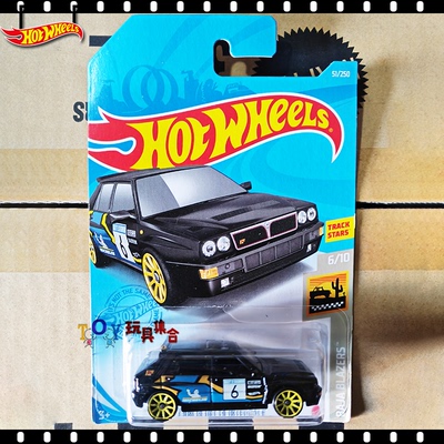 HotWheels风火轮C4982合金车模玩具LANCIA DELTA INTEGRALE蓝旗亚