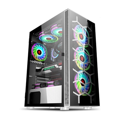 电脑主机i79700k台式机游戏高配家用台式主机高端游戏游戏主机