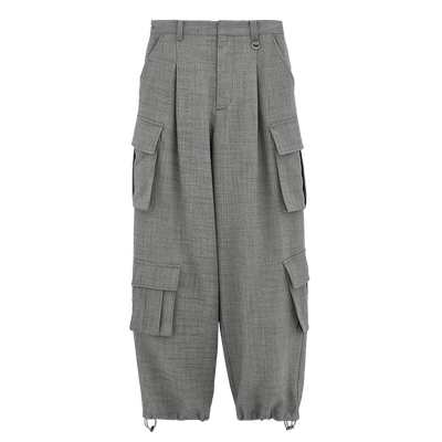 SLY不对称多口袋工装裤休闲裤