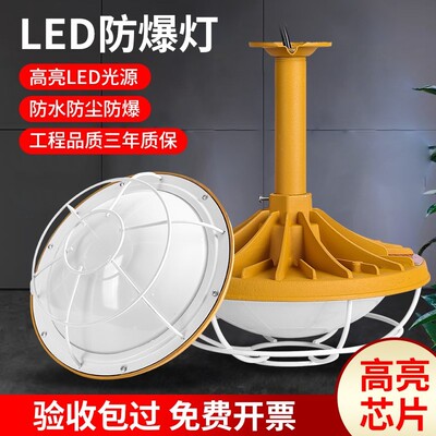 led防爆照明灯免维护100w500w加油站油漆房平台化工厂泛光隔爆灯