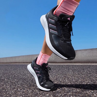 Adidas阿迪达斯 Run Falcon 2.0女子舒适透气运动跑步鞋 FY9624