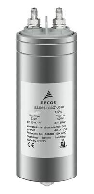 EPCOS原装正品 B32362A3307J030  300μF  460V聚丙烯薄膜电容器