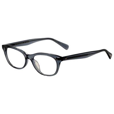 代购OLIVER PEOPLES女士眼镜架椭圆框醋酸纤维透明镜片深色