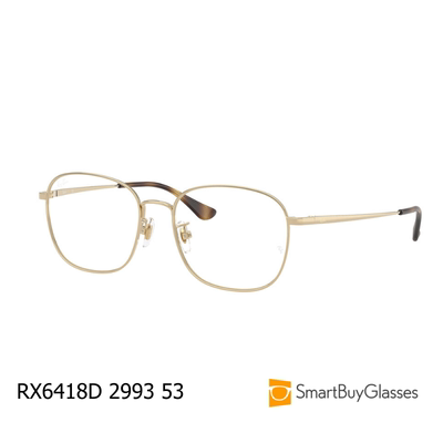 Rayban金属细框方形近视眼镜架
