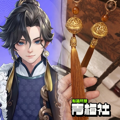 青梅社出品王者荣耀孙权cos耳饰耳环耳夹