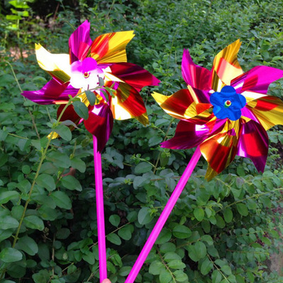 爆款网红塑料微商地推扫码风车