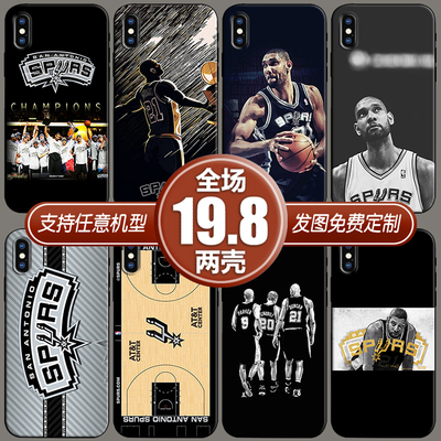 nba马刺邓肯苹果12手机壳