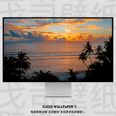 GUESSWP 5张4K海边夕阳傍晚风景壁纸手机壁纸电脑壁纸平板壁纸Z13