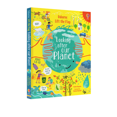 Usborne Lift the Flap Looking after Our Planet 英文原版 保护我们的星球 环境保护 大开本纸板翻翻书  尤斯伯恩 儿童STEM绘本