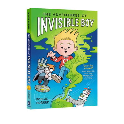预售 英文原版 The Adventures of Invisible Boy 隐形男孩历险记 儿童冒险奇幻漫画 纽约时报畅销作家 Doogie Horner