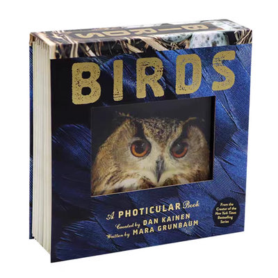 预售 Birds 鸟类 光与影视觉动画书系列 A Photicular Book 会动的3D图片书 英文原版儿童百科科普读物