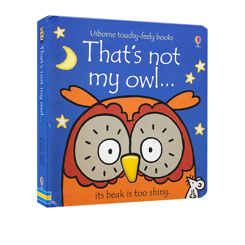 Usborne That's not my owl那不是我的猫头鹰英文原版纸板触摸书幼儿趣味触觉认知启蒙绘本尤斯伯恩_虎窝淘