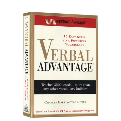 言语优势英文原版 Verbal Advantage 高级词汇单词口语学习书 GRE出国留学考试 工具书英英词典进口书籍
