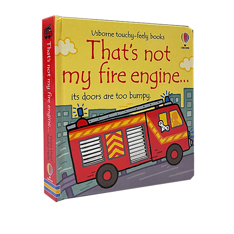 英文原版 That's Not My Fire Engine那不是我的消防车幼儿触觉认知绘本促进感官发育亲子互动绘本图画书尤斯伯恩_虎窝淘