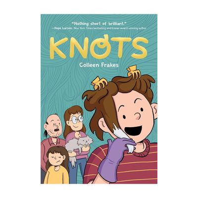 预售 英文原版 Knots 解不开的结 自我成长 校园日常 少年成长写实图像小说 青少年课外读物