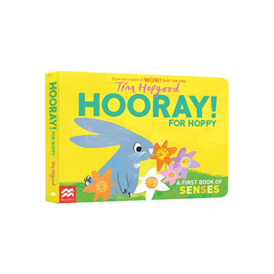 英文原版 Hooray for Hoppy 纸板书 季节变化 感官认知 低幼认知启蒙绘本 Tim Hopgood