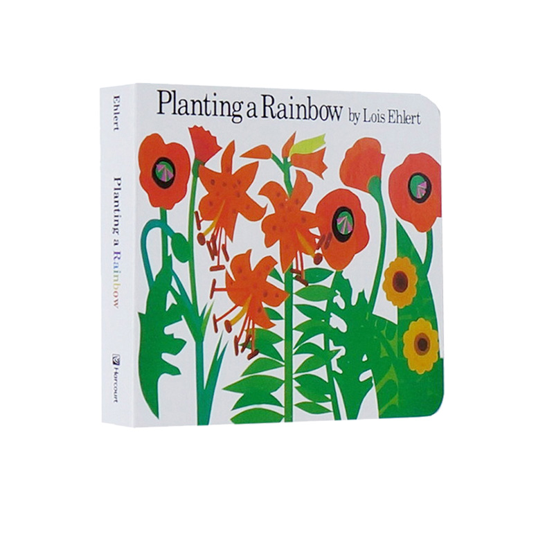 英文原版 Planting a Rainbow播种彩虹纸板书吴敏兰书单名家Lois Ehlert儿童启蒙故事绘本_虎窝淘