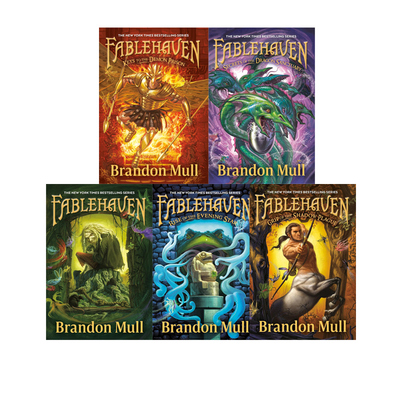 英文原版 Fablehaven 奇幻王国法柏哈温 Dragonwatch 龙卫 作者 Brandon Mull 儿童奇幻冒险小说
