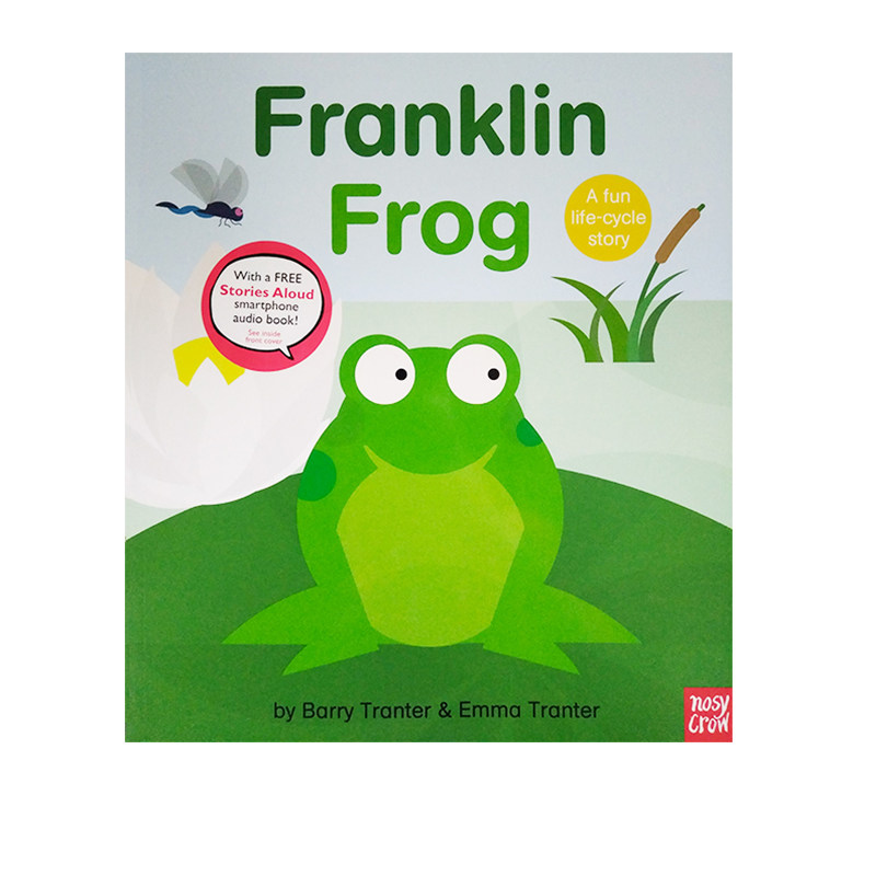 英文原版绘本 Rounds Franklin Frog神奇的生命系列青蛙富兰克林儿童启蒙知识类读物青蛙的成长科普 Barry Tranter_虎窝淘
