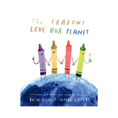 预售 英文原版The Crayons Love Our Planet 小蜡笔爱地球 小蜡笔大罢工作者 趣味绘本 环境保护精装 幽默搞笑 4-8岁