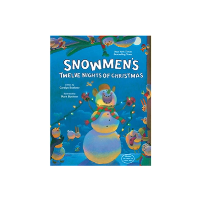 英文原版  Snowmen's Twelve Nights of Christmas 雪人的圣诞夜 儿童精装故事绘本