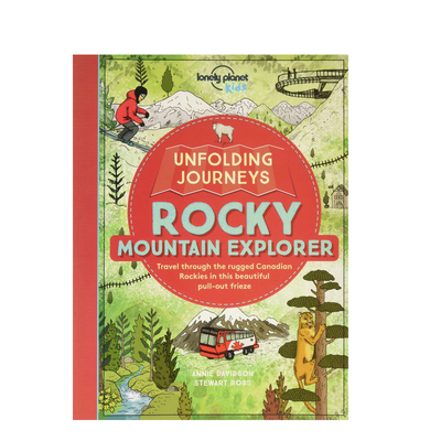 英文原版 Lonely Planet Rocky Mountain 落基山脉的探险 STEM知识科普课超大跨页拉拉折叠书 孤独星球儿童版