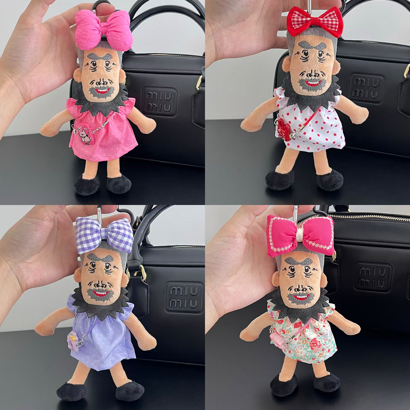 【娃衣】牛爷爷挂件碎花裙衣服棉花娃娃小裙子换装配饰配件着替