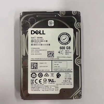 Dell戴尔 ST600MM0069 0XXTRP 600G 2.5寸10K SAS 12GB服务器硬盘