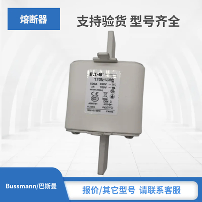 170M6835 170M6794 170M6827 170M6828巴斯曼BUSSMANN熔断器包邮