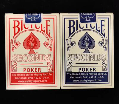 默默纸牌Bicycle seconds 美国老厂Ohio蓝标二等收藏魔术扑克牌