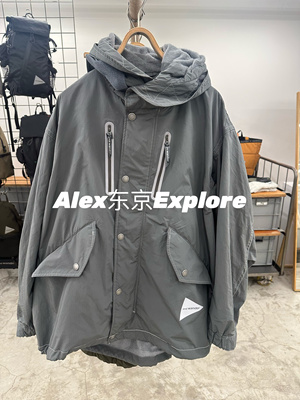 日代 Andwander fishtail Octa coat 男士 户外抓绒保暖外套