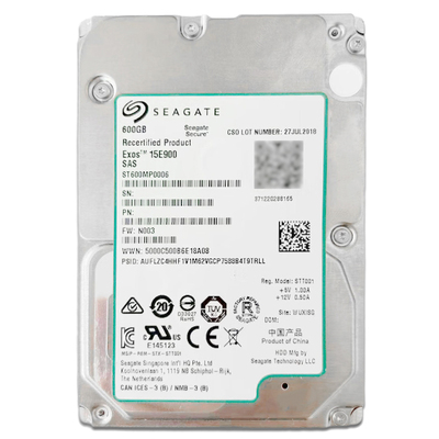希捷企业级服务器硬盘ST600MP0006 600GB 15K 12Gb/s SAS 2.5英寸