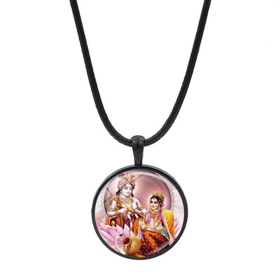 印度拉妲奎师那吊坠项链护身符