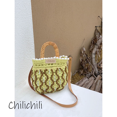 CHILI原创小众设计手工创意编织钩织DIY青梅煮酒礼物材料包成品斜